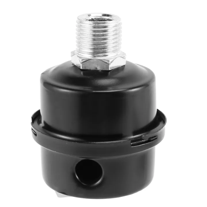 3/4inch 20mm Thread Metal Air Compressor Intake Filter Noise Muffler ...