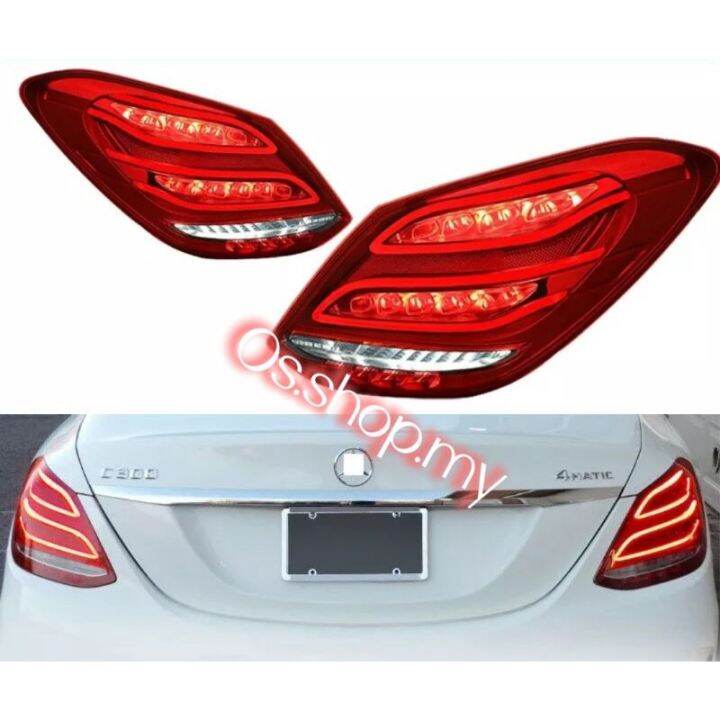 Mercedes Benz W205 C180 C200 C260 C300 C350 c class rear tail lamp ...