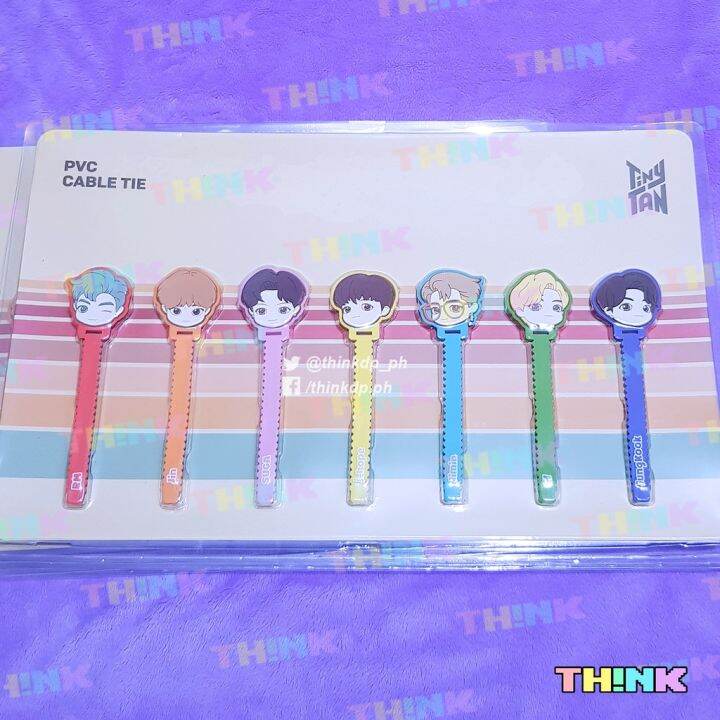 【READY STOCK】 ON HAND Official BTS Tinytan PVC Cable Tie TINGI ( rm jin ...