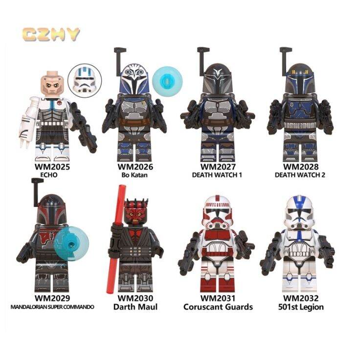 Star Echo 501st Legion Darth Maul Coruscant Guards Bo Katan Mandalorian ...