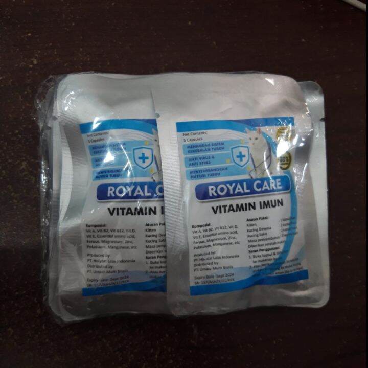 vitamin imun kucing ROYAL CARE IMMUNE SACHET 5'S | Lazada Indonesia