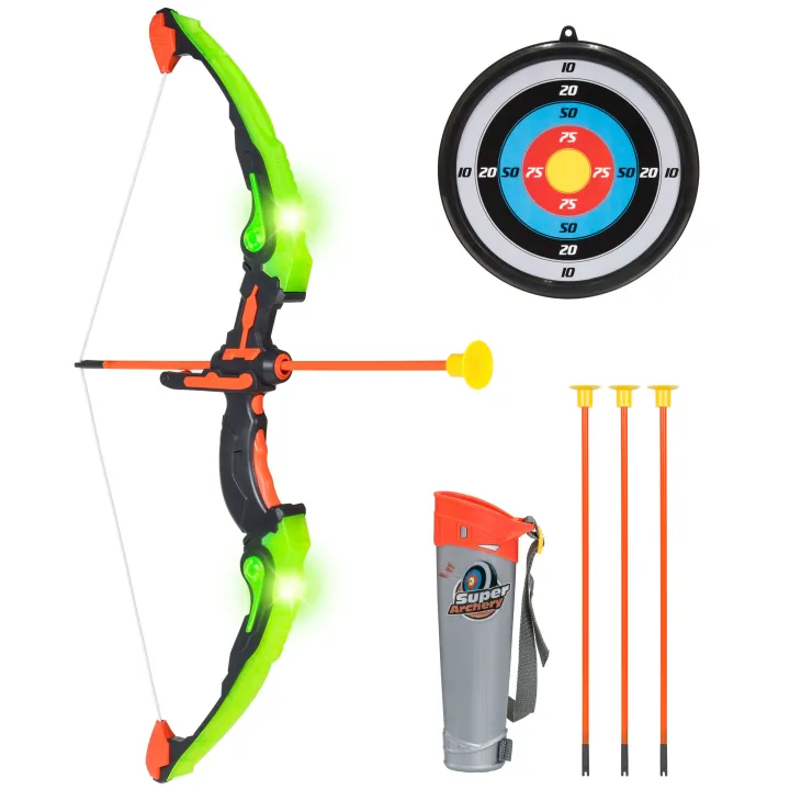 Archery Shooting Game Bow And Arrow Toy Set With 3 Suction Cup Arrows ...