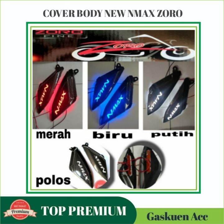 Cover Tutup Body Samping New Nmax 2020 - 2023 Carbon LED Lampu Original ...