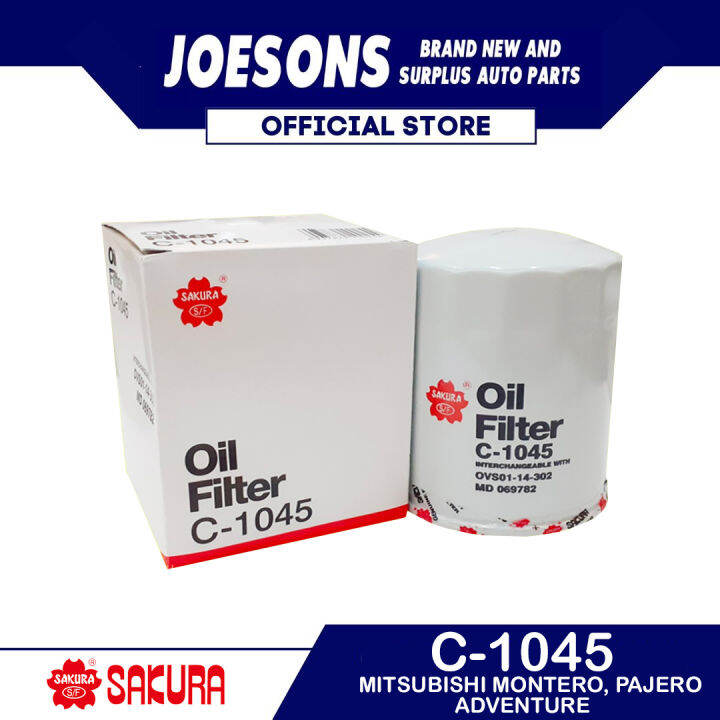 C-1045/1044 OIL FILTER (C-306 VIC) for MITSUBISHI 4D56, STAREX, GRACE ...