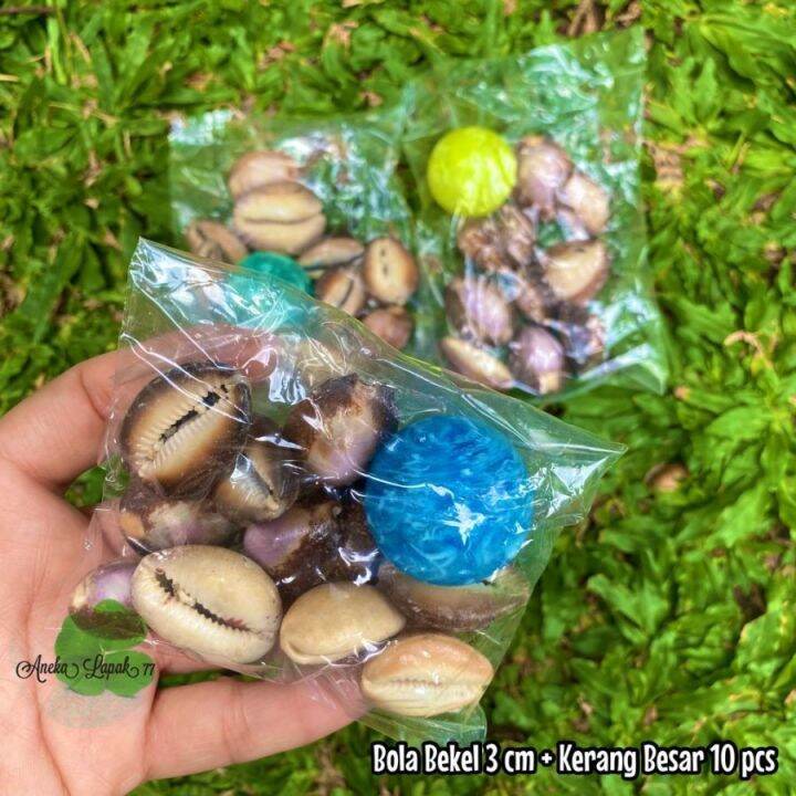Mainan tradisional bola bekel + KUWUK jumbo kerang jumbo | Lazada Indonesia