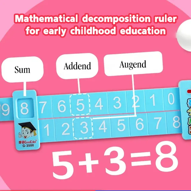 vivibestauto Children's Early Education Mathematics Decomposition Ruler ...