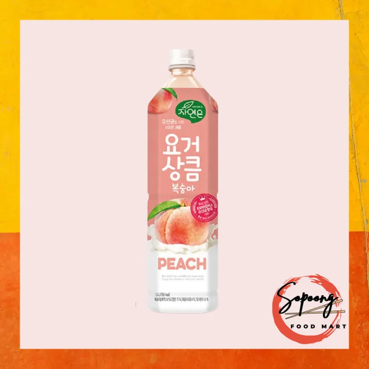 WOONGJIN PEACH JUICE DRINK 1.5L | Lazada PH