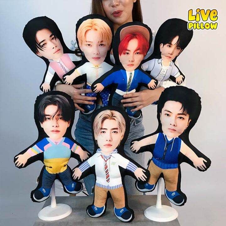 LIVEPILLOW Enhypen Merch Mini Me Human Doll Caricature 43x29 cm | Lazada PH