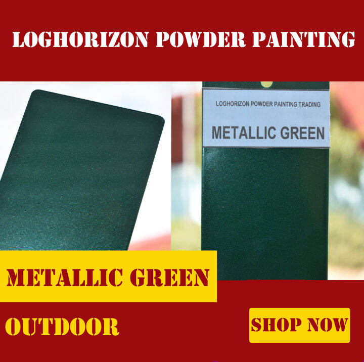 Powder Coating Powder - 1kg METALLIC GREEN - SPECIAL POWDER | Lazada PH