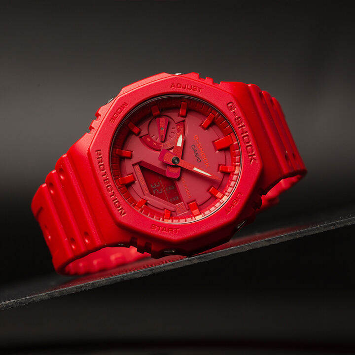Casio Casio Watch Male Coral Red Royal Oak Octagonal g-shock official ...