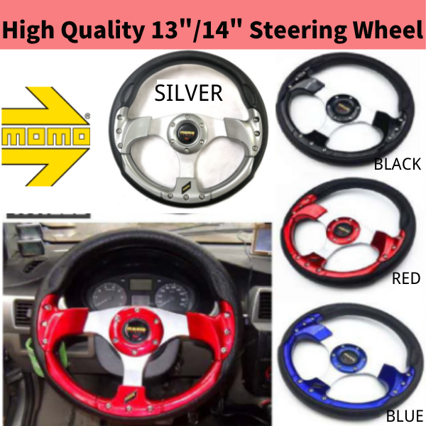 MOMO 13 Inch 14 INCH Steering Wheel/Car Steering Wheel/Racing Steering ...