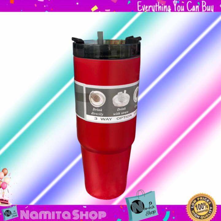 30 Oz Vacuum Insulated Mug แก้วเก็บความเย็น แก้วสแตนเลส ขนาด 30 ออนซ์ (890 ml.) | Lazada.co.th