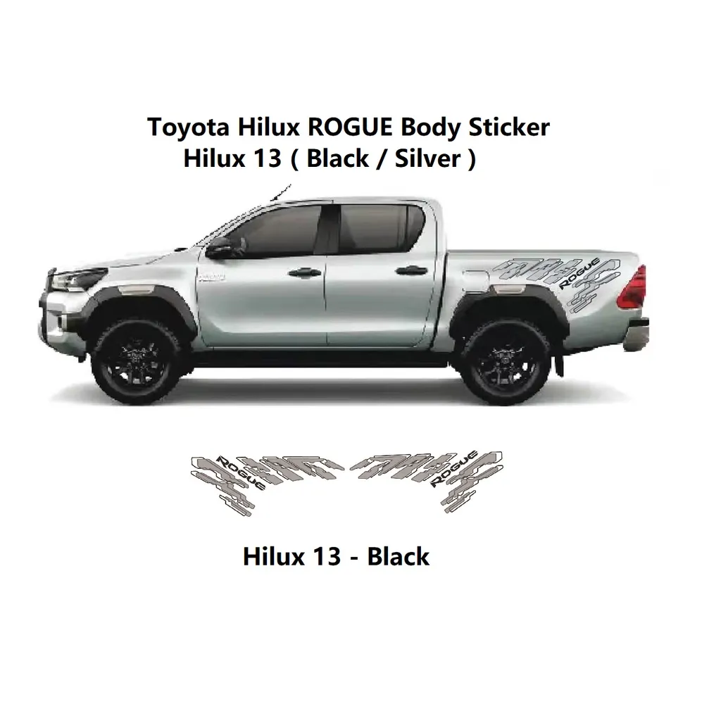Car Stickers FOR Toyota Hilux Revo GR Pickup Truck Exterior, 59% OFF