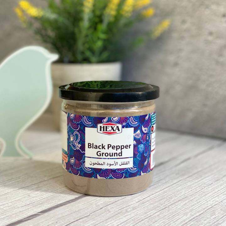 HEXA HALAL Black Pepper Ground And Powder 200gm Serbuk Lada Hitam | Lazada
