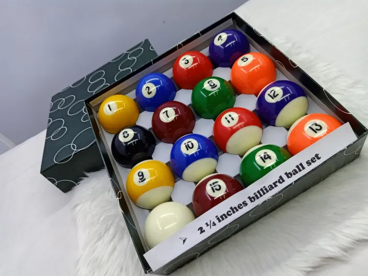 2 1/4 standard size taiwan billiard ball set /bola sa mesa ng bilayaran ...