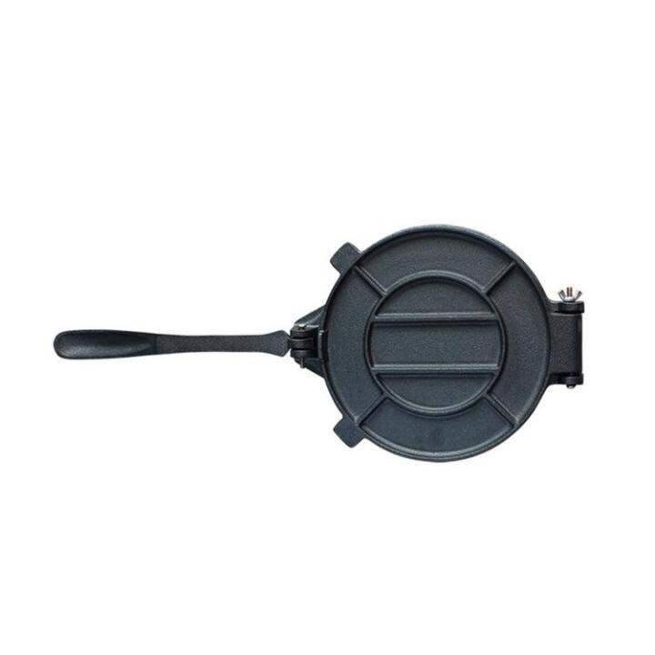 Tortilla Press 6.49 Inch Pre-Seasoned Cast Iron Press for Flour ...