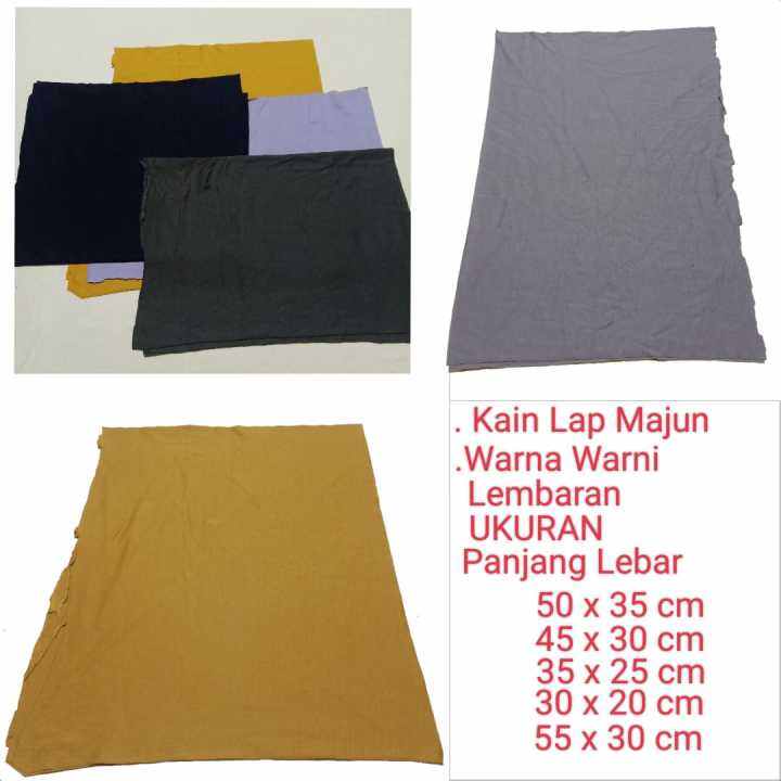 BAYAR DI TEMPAT - Kain Lap Majun Kioan / Kain Lap Majun Warna Bahan ...