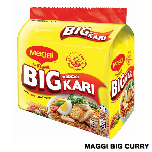 MAGGI BIG Curry 2-Minute Instant Noodle (5x106g) | Lazada