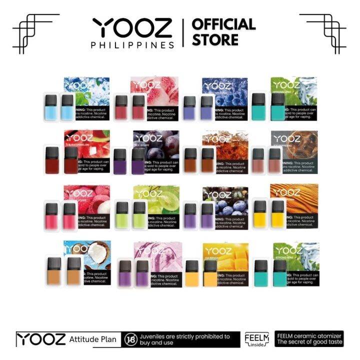 YOOZ Pods 2 in 1 Pack 2mL Vape Pod | Lazada PH