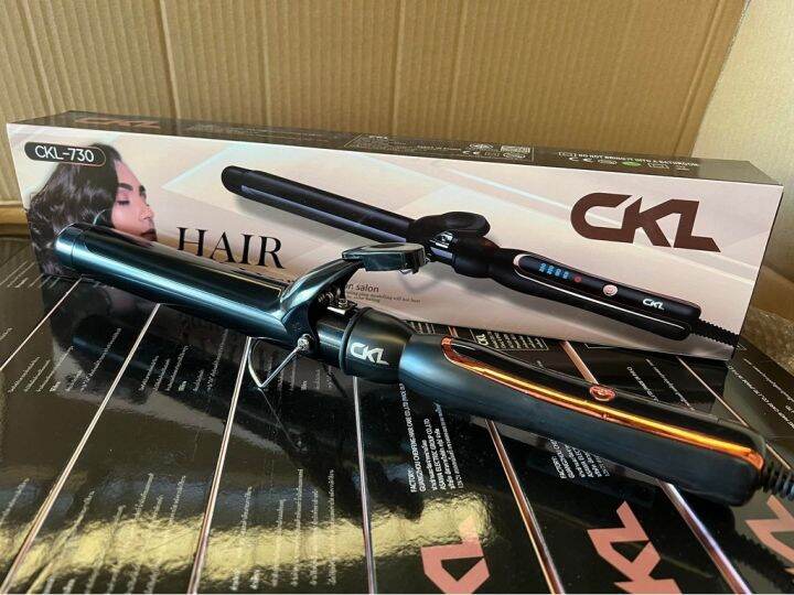 ]ลอน 32 มล CKL 730 ปรับความร้อนได้ เครื่องม้วนผม ร้อนเร็ว ถนอมผม แกนม้วนผม แกนม้วนเซรามิค CB 32 ...