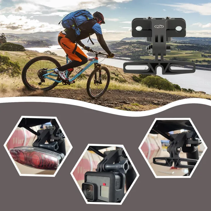 Electric Bicycle Rear Light Bracket Rear Light Bracket Cushion Camera ...