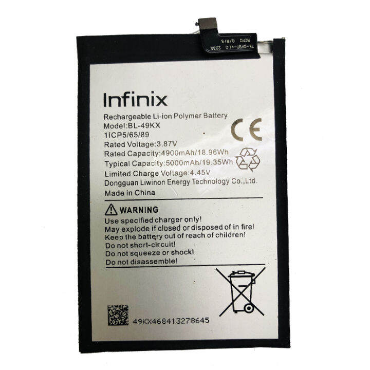 แบตเตอรี่ แท้ infinix Note 11 X663 X663B battery แบต BL-49KX BL49KX ...