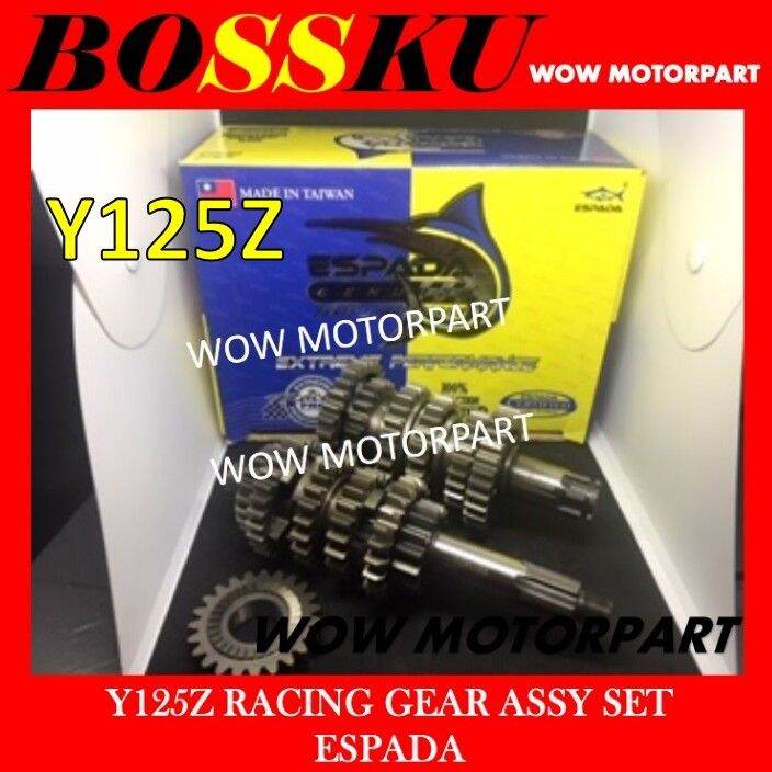 Y125 Z RACING GEAR BOX SET ESPADA Y125 ZR YAHAMA Y125 Z COMPLETE SET ...