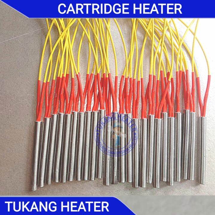 Catridge Element Heater Ø Pipa 10 mm x Panjang 20 cm x 220 Volt x 300 ...