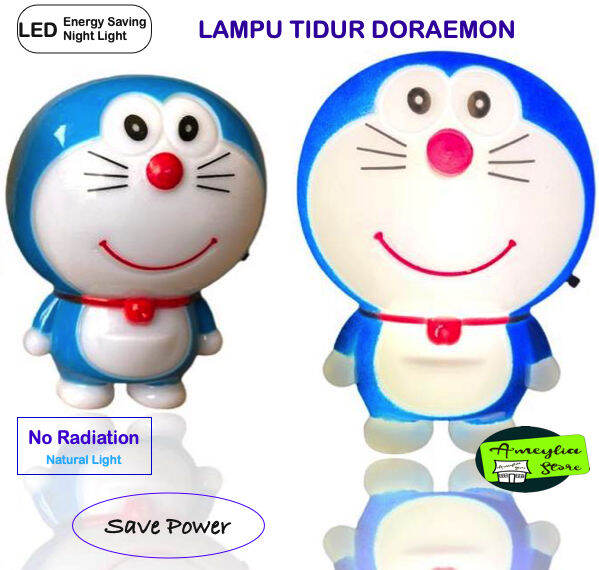 DORAEMON Lampu Tidur LED Unik Karakter Hemat Energi Saving Night Light ...