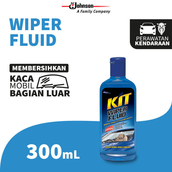 KIT WIPER FLUID CAIRAN PEMBERSIH KACA MOBIL 300ml | Lazada Indonesia