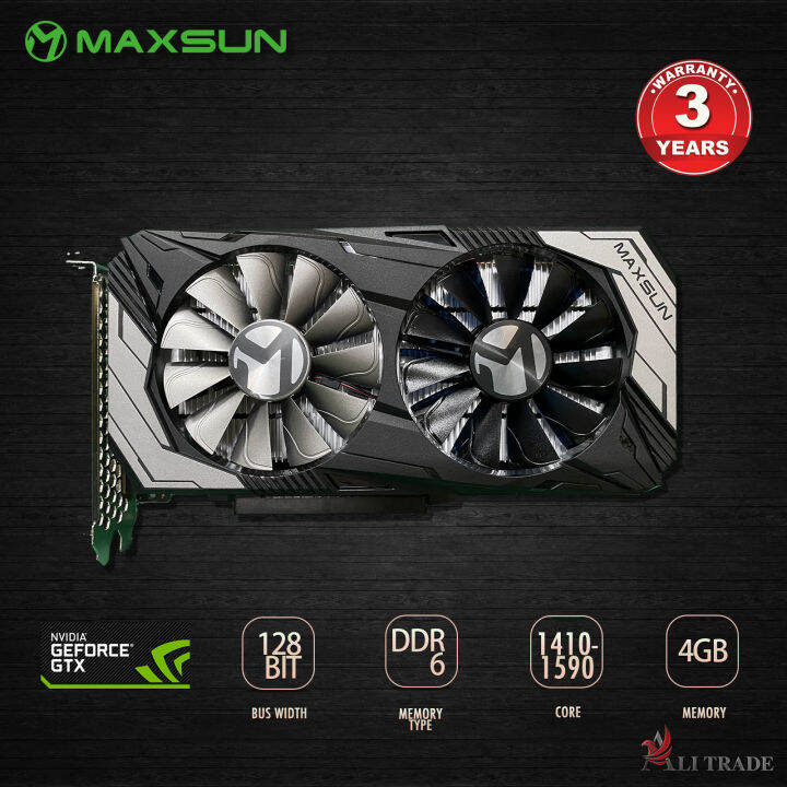 MAXSUN-GeForce GTX 1650 Terminator 4GB D6 | Lazada