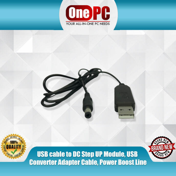 USB cable to DC Step UP Module, USB Converter Adapter Cable, Power ...