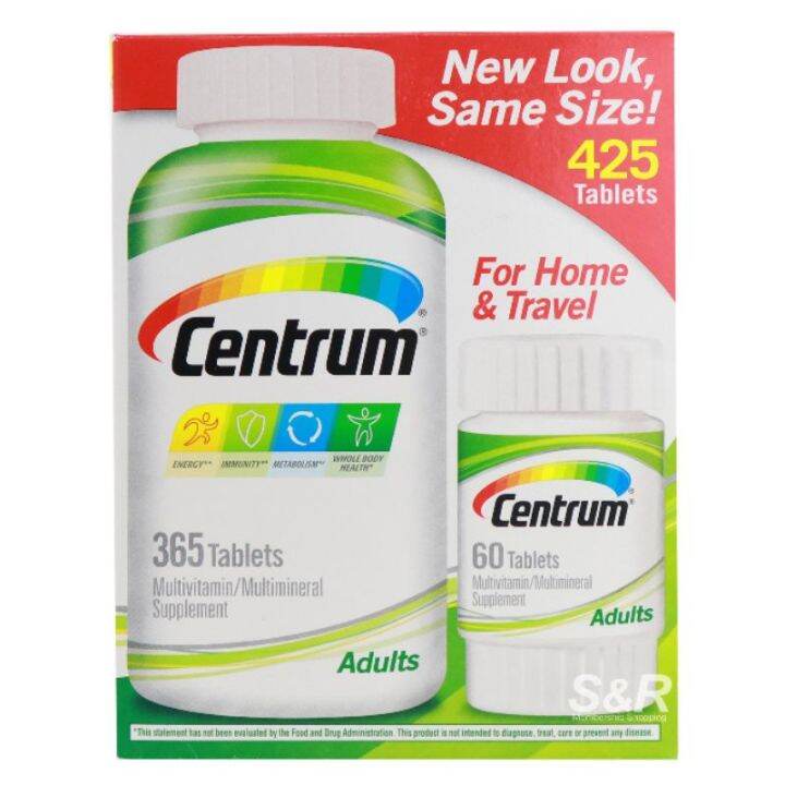 S&R Centrum Multi-vitamins 425 tablets | Lazada PH