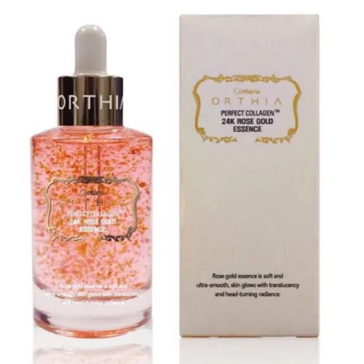 Coreana Orthia Perfect Collagen 24K Rose Gold Essence 50mL เซรั่มกุหลาบ ...