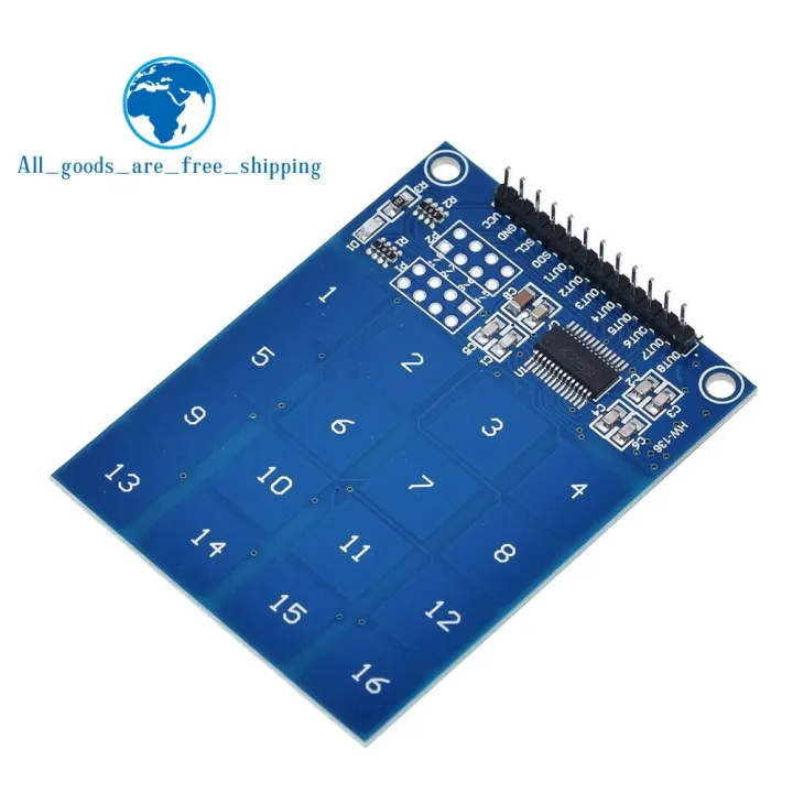 TZT TTP229 16 Channel Digital Capacitive Switch Touch Sensor Module For Arduino | Lazada PH