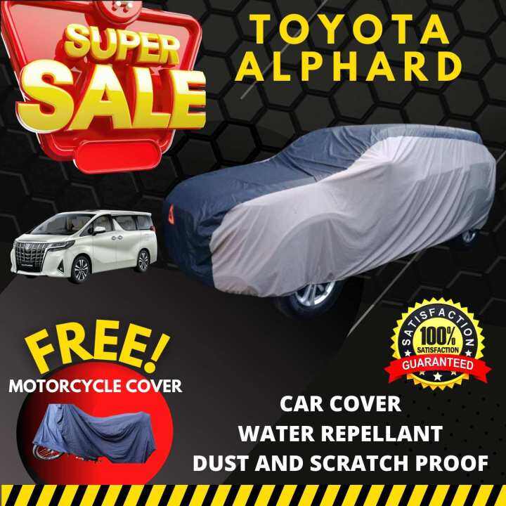 TOYOTA ALPHARD CAR COVER MODEL WATER REPELLANT DUST AND SCRATCH PROOF ...