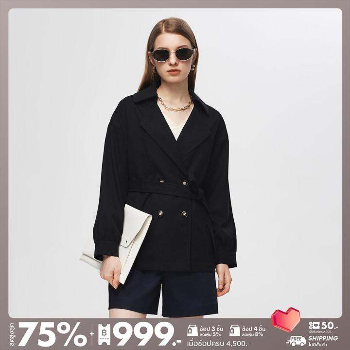 G2000 เสื้อแจ็คเก็ตผู้หญิง ทรงหลวม (REGULAR FIT) รุ่น 2628204899 BLACK เสื้อแจ็คเก็ต เสื้อผ้า ...