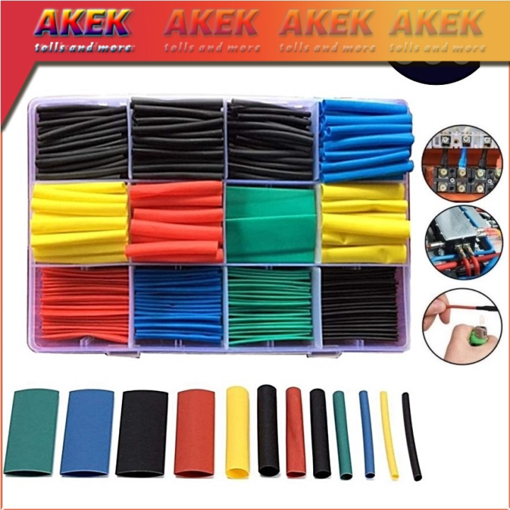 【Ready Stock & Local Delivery】 530pcs Heat Shrink Insulation Shrinkable ...