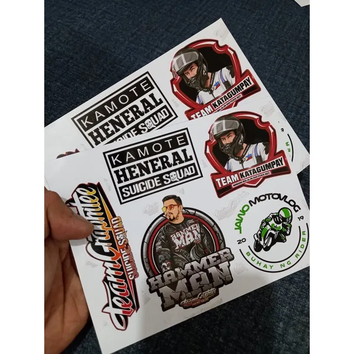 Team Graphitee kwadros,Team katagumapay, jawo, Heneral kamote Sticker ...