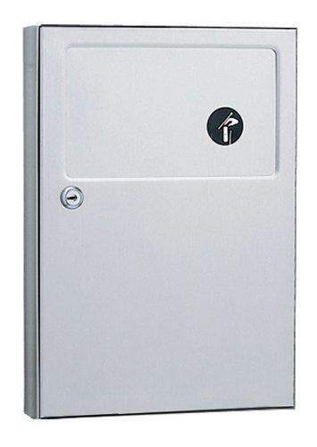 Bobrick : BRKB-254* ฝาครอบถังขยะ Stainless Steel Surface Mounted ...