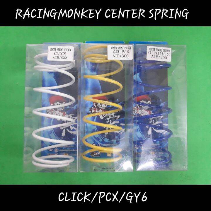 RACING MONKEY CENTER SPRING (1000RPM/1200RPM/1500RPM) MODEL: CLICK/GY6 ...