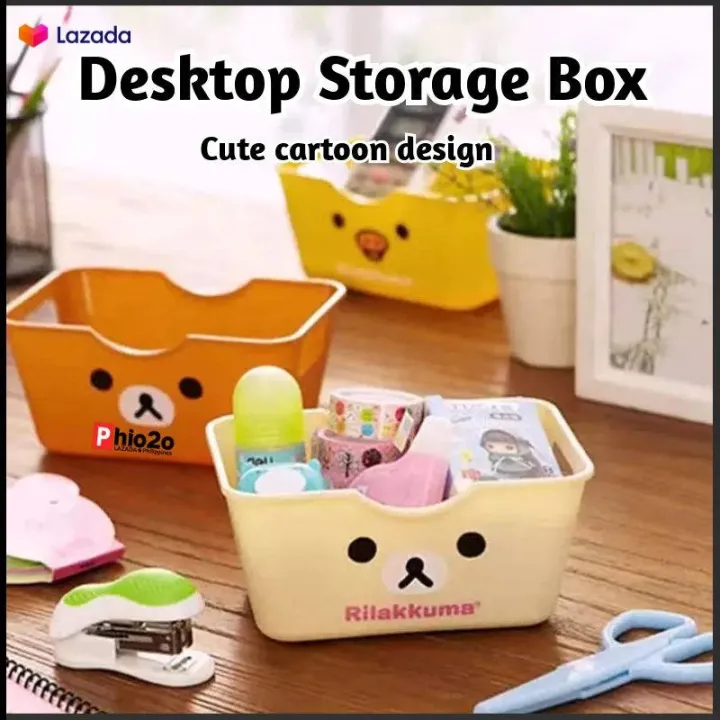 Cute cartoon design Multi-purpose storage box desktop Storage Box ...
