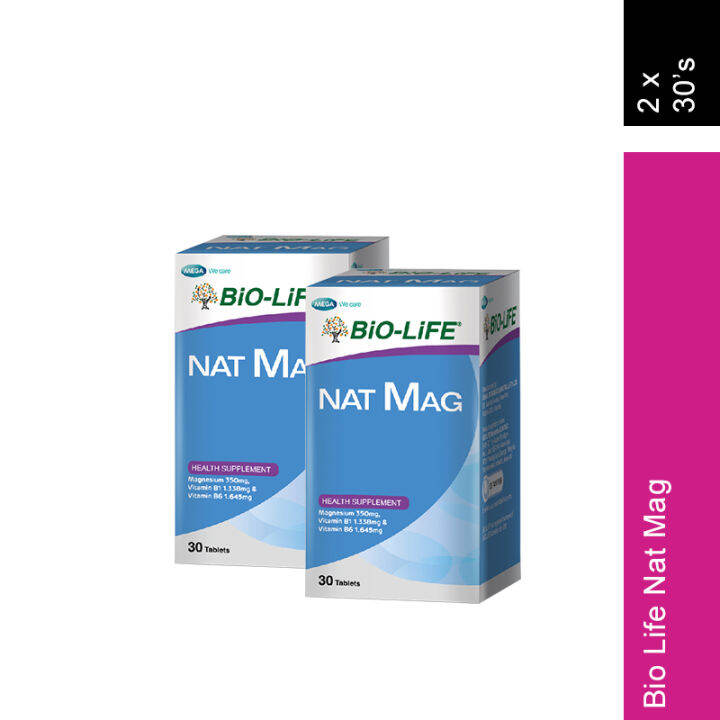 BIO-LIFE NAT MAG 30'S X 2 | Lazada