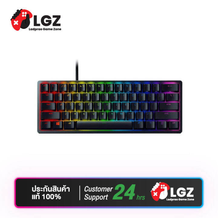 Razer Huntsman Mini 60% Optical Gaming Keyboard Linear Red Switch PBT ...