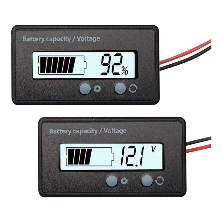 12V 24V 36V 48V 60V 72V 84V Golf Cart Voltage Meter,Power Indicator ...