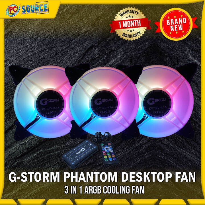 G-STORM Phantom Desktop FAN 3 in 1 ARGB Cooling Fan | We also have ...