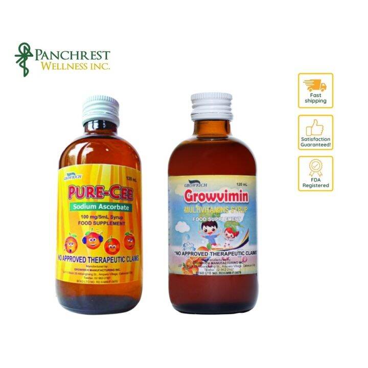 Growvimin Multivitamin Pure-cee Sodium Ascorbate | Lazada PH
