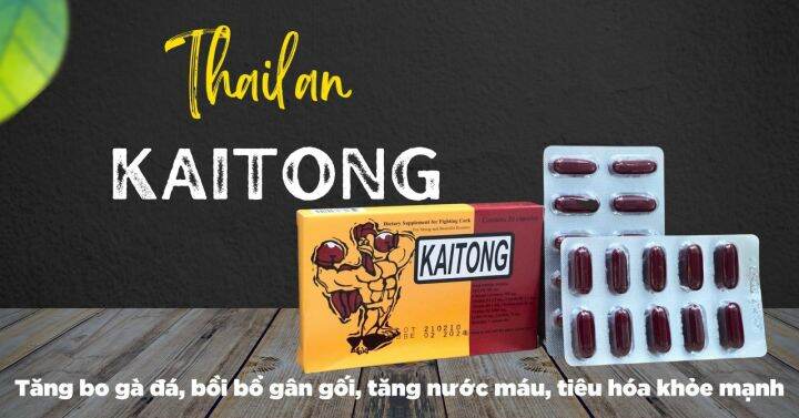 [Hàng Chính Hãng] Hộp 2 vỉ 20 viên kích lực Kaitong giúp bổ sung dinh ...
