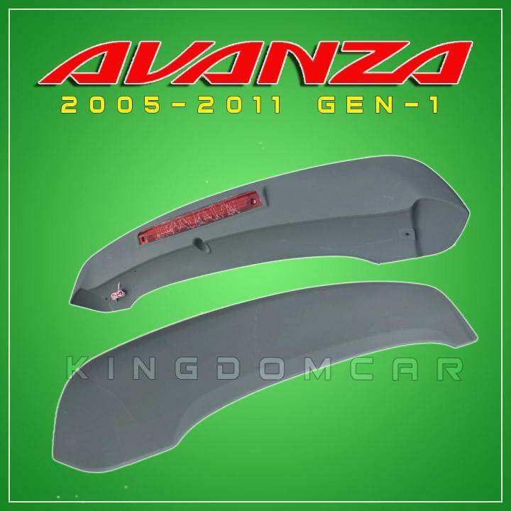 (Unpainted) Spoiler for Toyota Avanza 2006 2007 2008 2009 2010 (Gen-1 ...