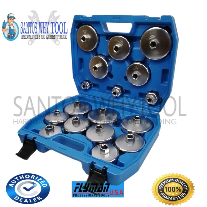 FLYMAN USA 17PCS OIL FILTER CUP WRENCH SET | Lazada PH